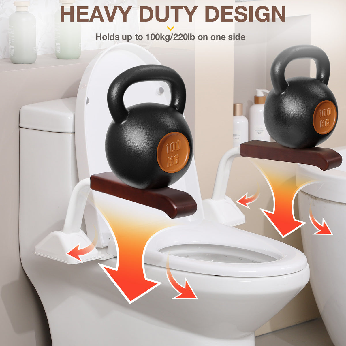 Making Bathrooms Safer: A Guide to Toilet Stand-Up Assist Devices ...
