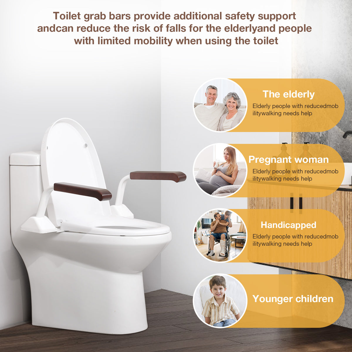 What’s the Ideal Handicap Toilet Bars Height? Safety Standards Explain ...