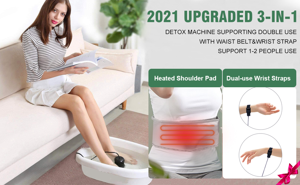 Ionic Foot Detox Machine 809 BLACK—Detoxify Safely at Your Own Pace ...