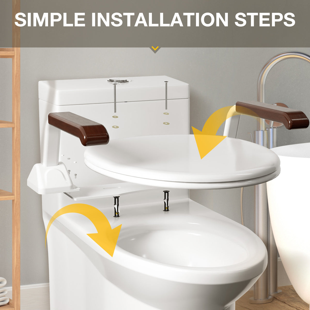 ADA Compliant Disabled Toilet Railings for Public & Home Use – HUAKAI ...