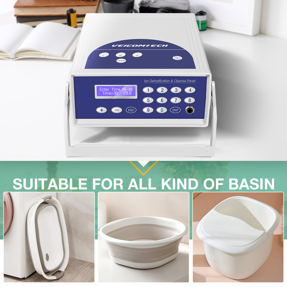 Ion Cleanse Foot Spa Detox Machine Salon Spa Body Detox Device With Al ...