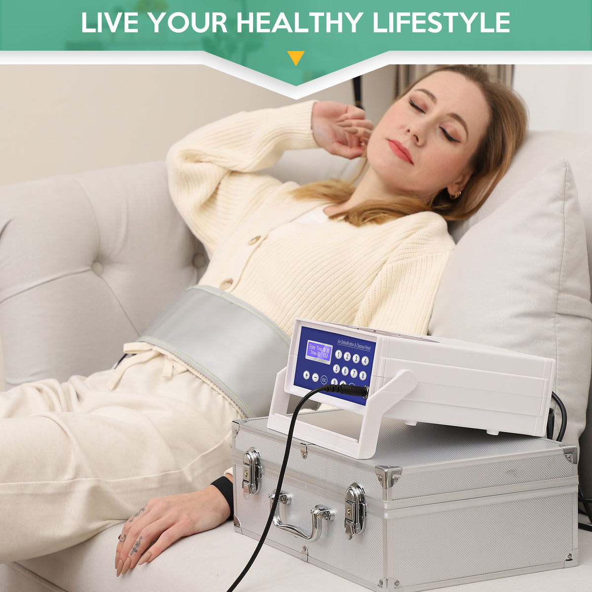 Ion Cleanse Foot Spa Detox Machine Salon Spa Body Detox Device With Al ...