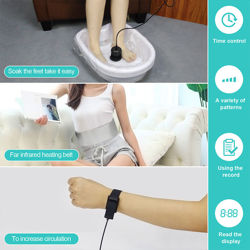 Ion Cleanse Foot Spa Detox Machine Salon Spa Detox Device With Aluminu ...